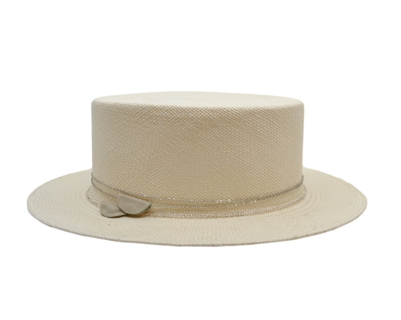 Lucky Tommy Panama Boater Hat | Ophelie Hats Shop Custom Made Panama ...